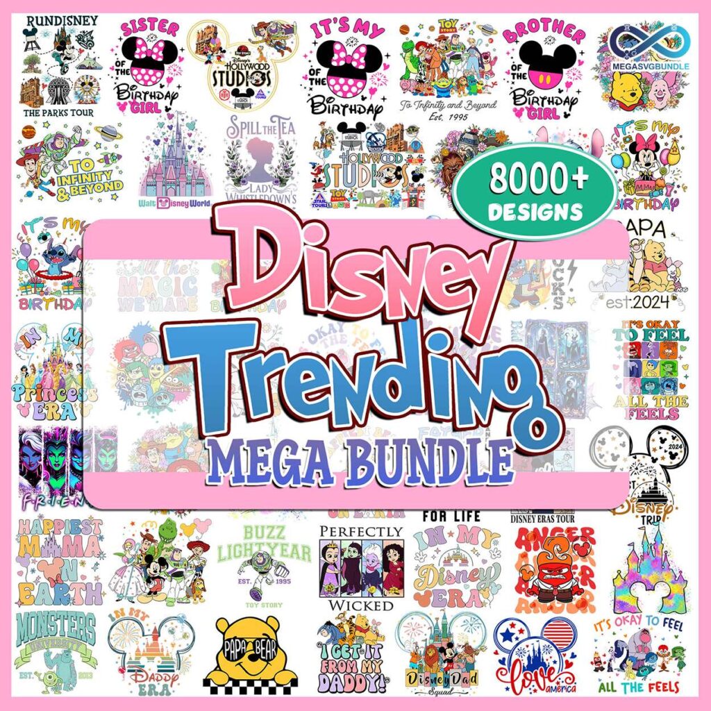 Toy Story - Mega SVG Bundle - Huge Collection of SVG & PNG Files