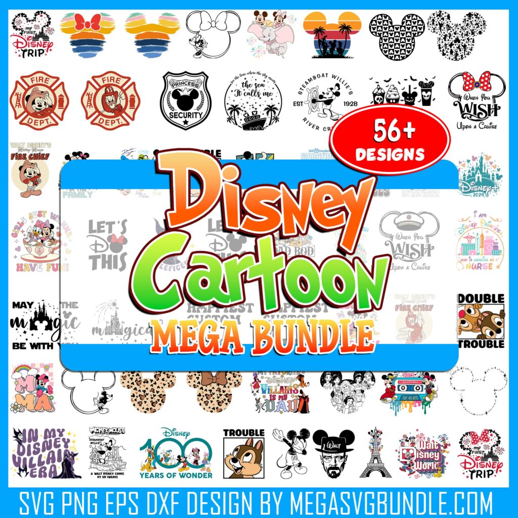 Mickey disney cartoon svg mega bundle, mickey disney svg, mickey quotes ...