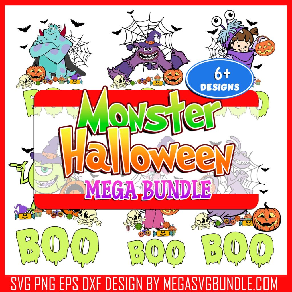 Monster halloween png mega bundle, disney monster png, monster ...
