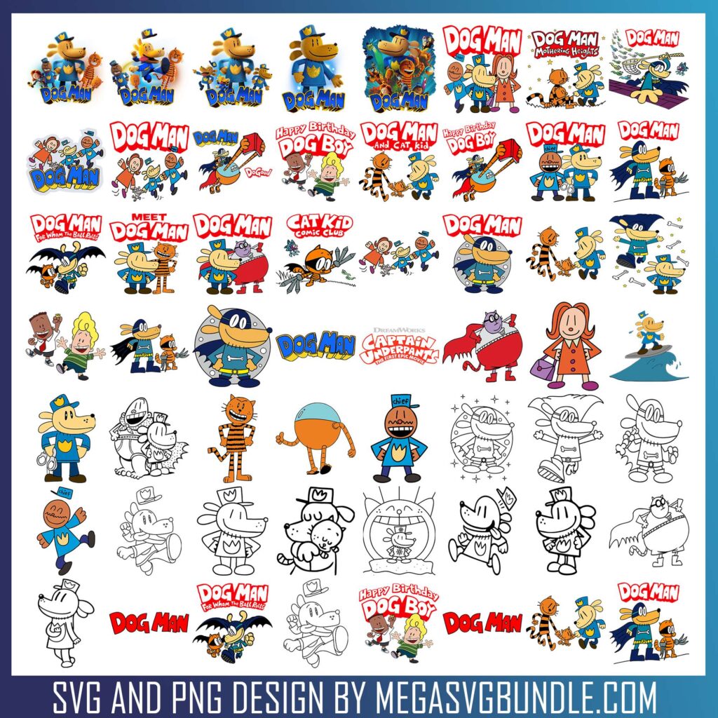 Dogman svg bundle, dogman svg, dogman movie svg - Mega SVG Bundle ...
