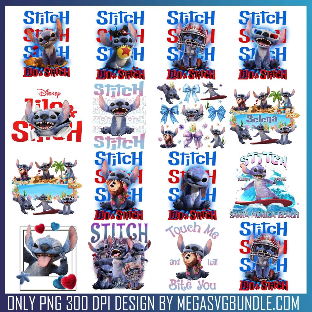 Stitch 2025 png bundle, lilo and stitch 2025 png, stitch movie png ...