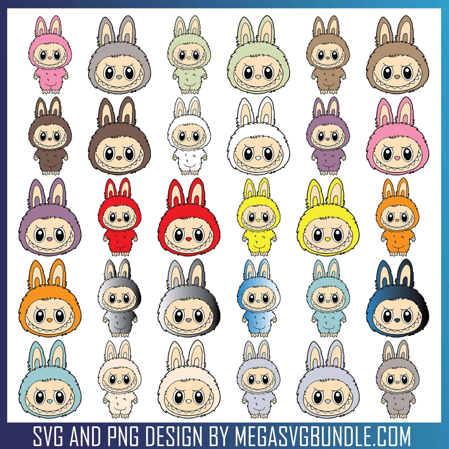 Labubu svg bundle, labubu doll svg, labubu big into energy svg - Mega ...