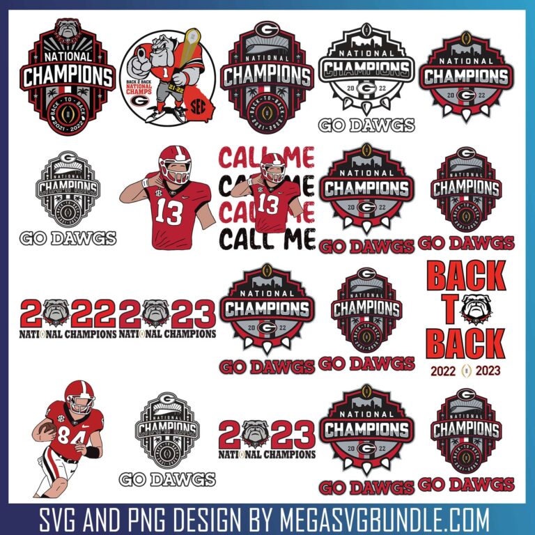 Georgia Bulldogs svg bundle, georgia bulldogs football svg, football ...