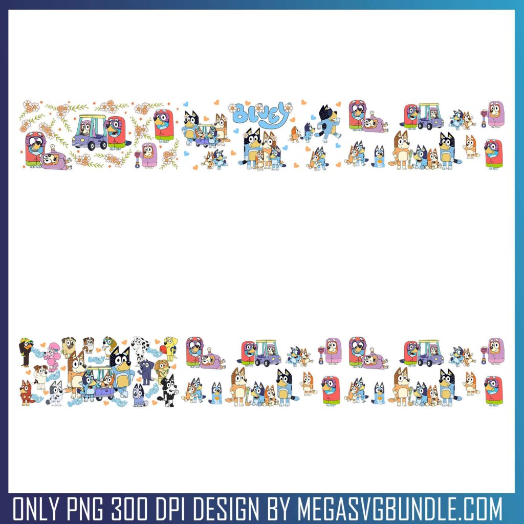 Bluey friends png bundle, bluey episodes png, bluey characters png ...