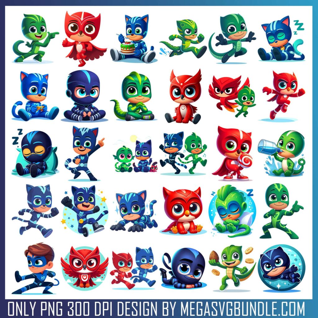 PJ Mask png bundle, pj masks toys png, pj masks characters png - Mega ...