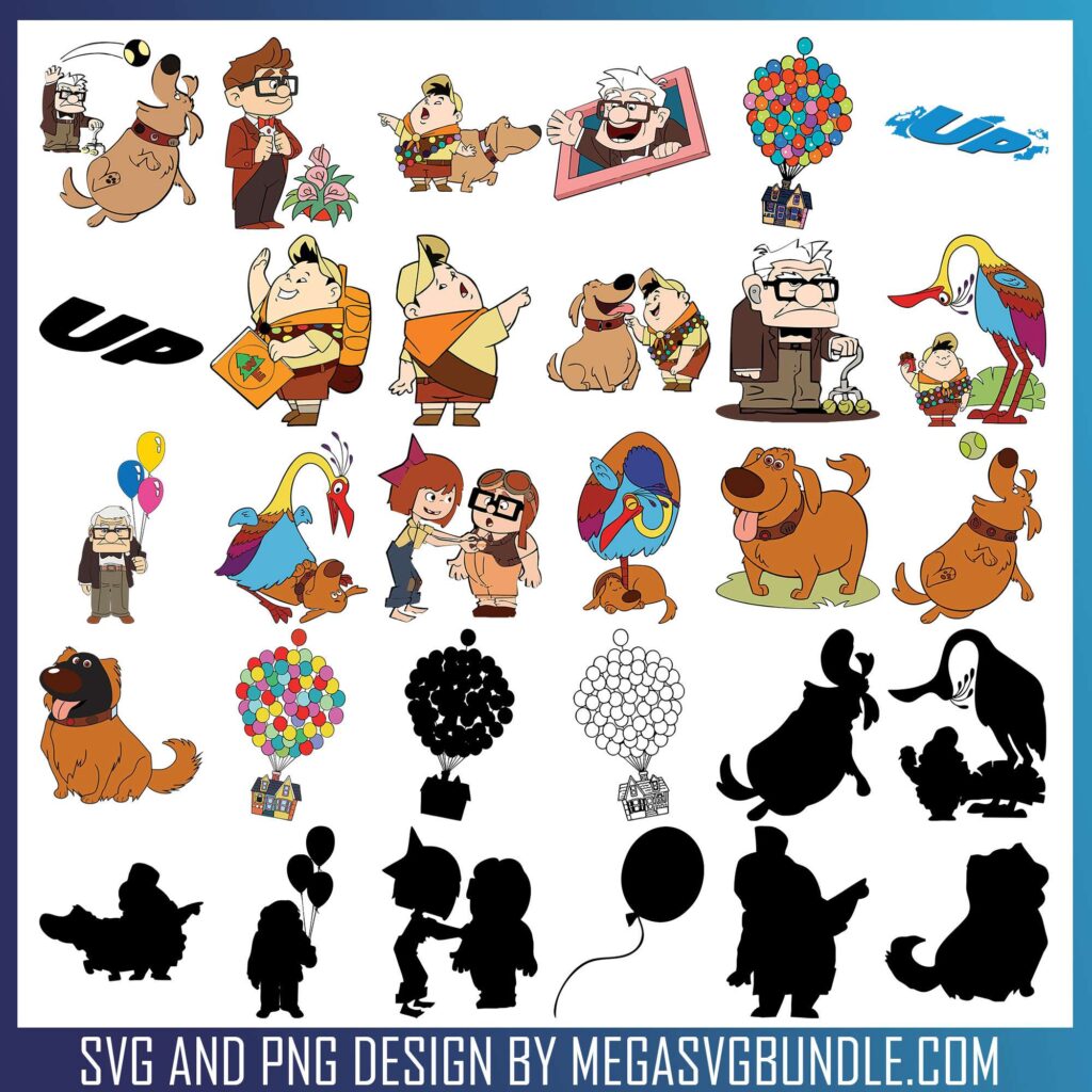 Disney Up svg bundle, movie disney up svg, up 2009 disney svg - Mega ...