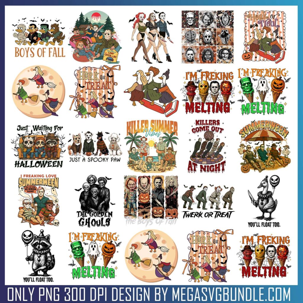 Halloween design collection png bundle, halloween costumes png ...