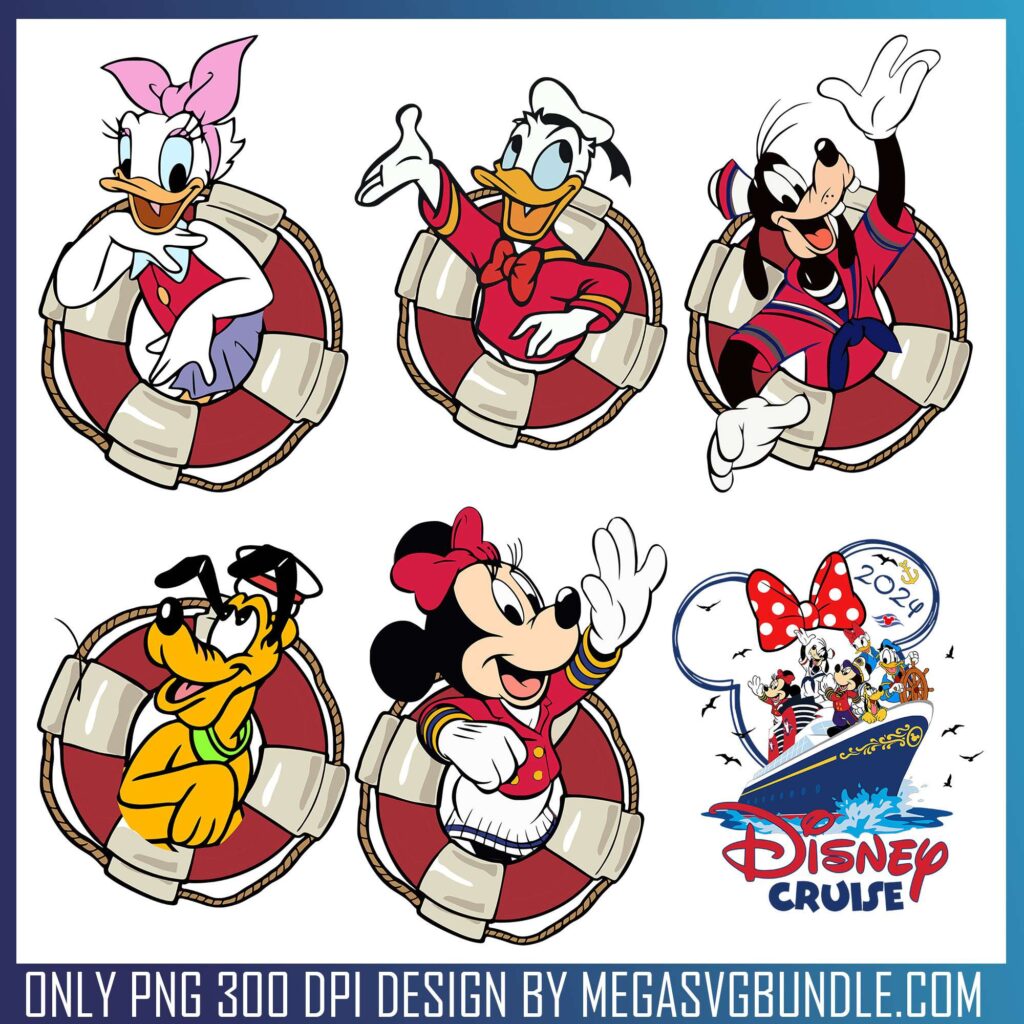 Disney cruise mickey png bundle, disney plus png, walt disney world png ...