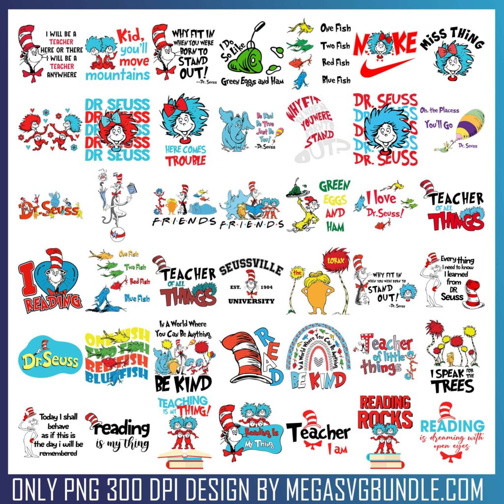 Dr seuss images png bundle, dr seuss movies png, dr seuss quotes png ...