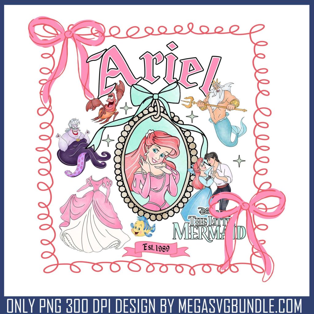 Ariel mirror frame png, the little mermaid png, ariel mermaid png ...
