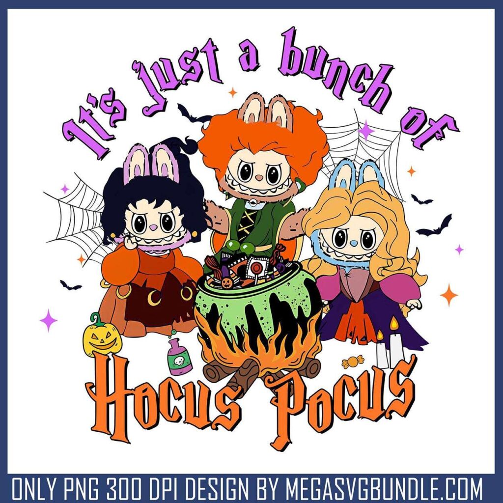Labubu hocus pocus png, halloween spirit png, labubu popmart png - Mega ...