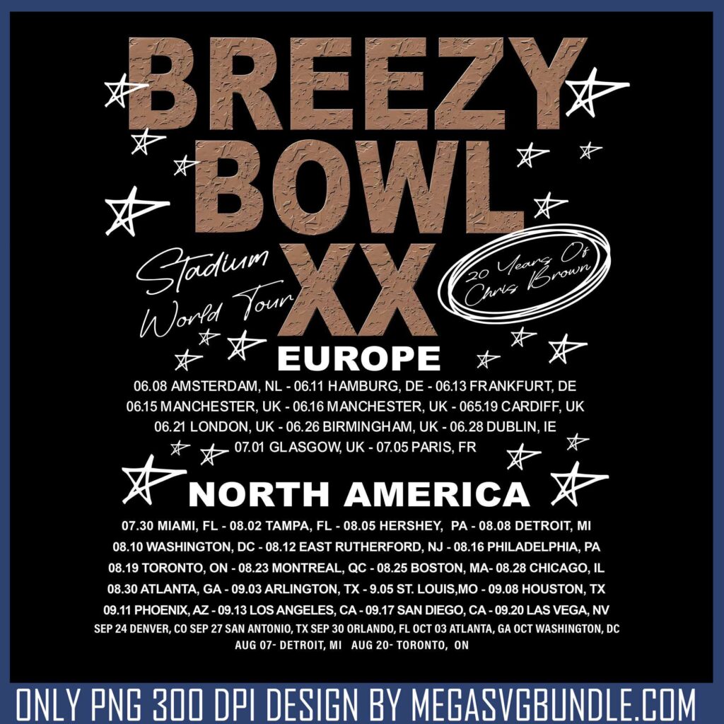 Chris brown stadium world tour png, chris brown tour png, r and b png ...