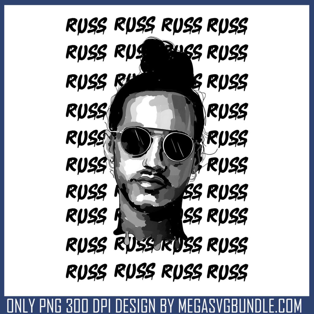 Russ art png, russ rapper png, enchanting rapper png - Mega SVG Bundle ...